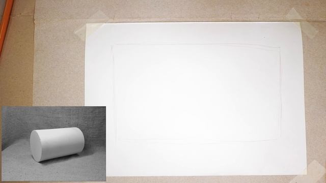 Построение цилиндра в горизонтальном положении Урок 1