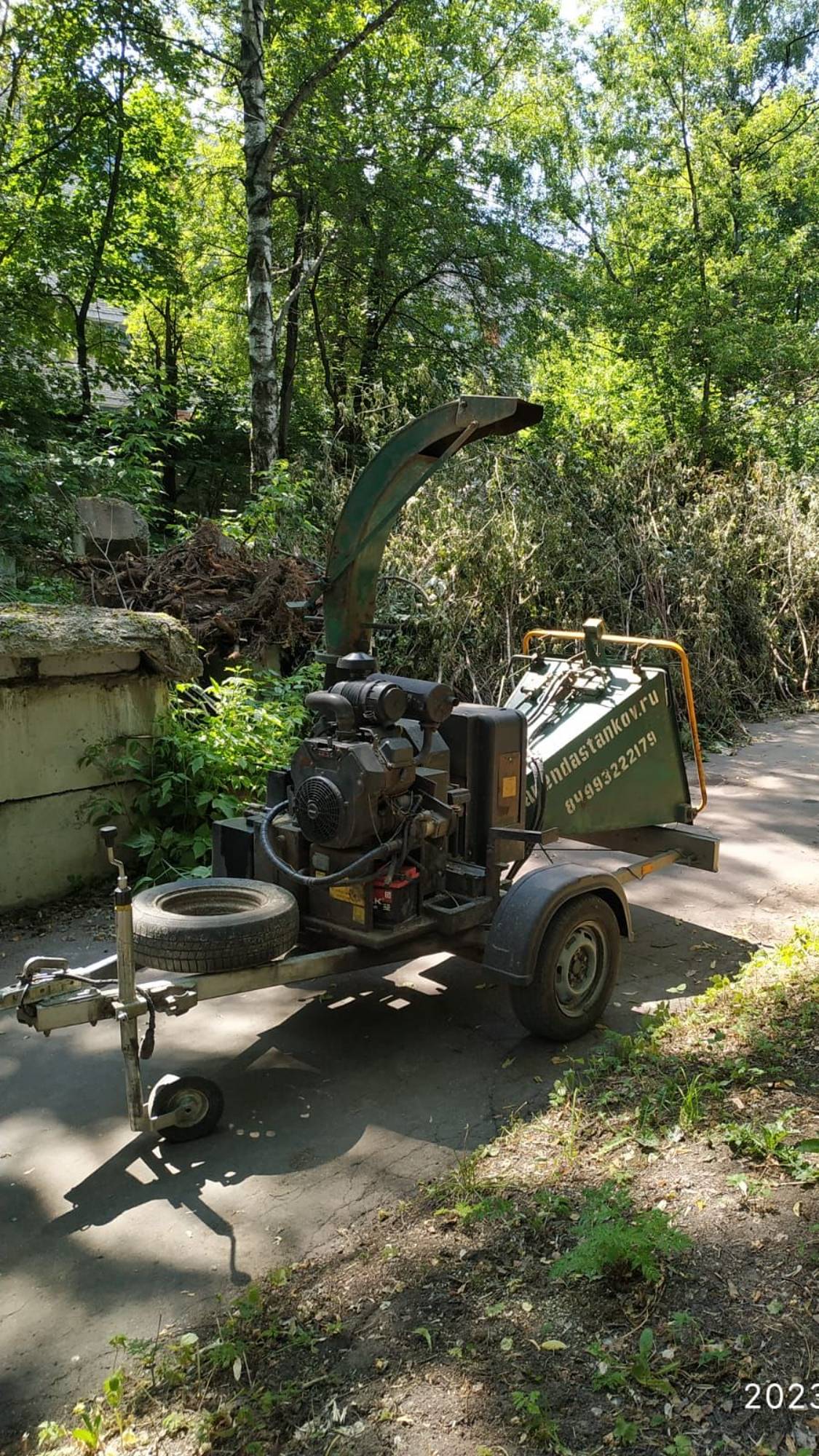 Аренда измельчителя веток Laski LS 150/27 | Аренда станков