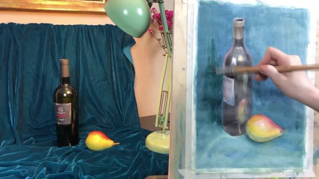 Как рисовать стекло