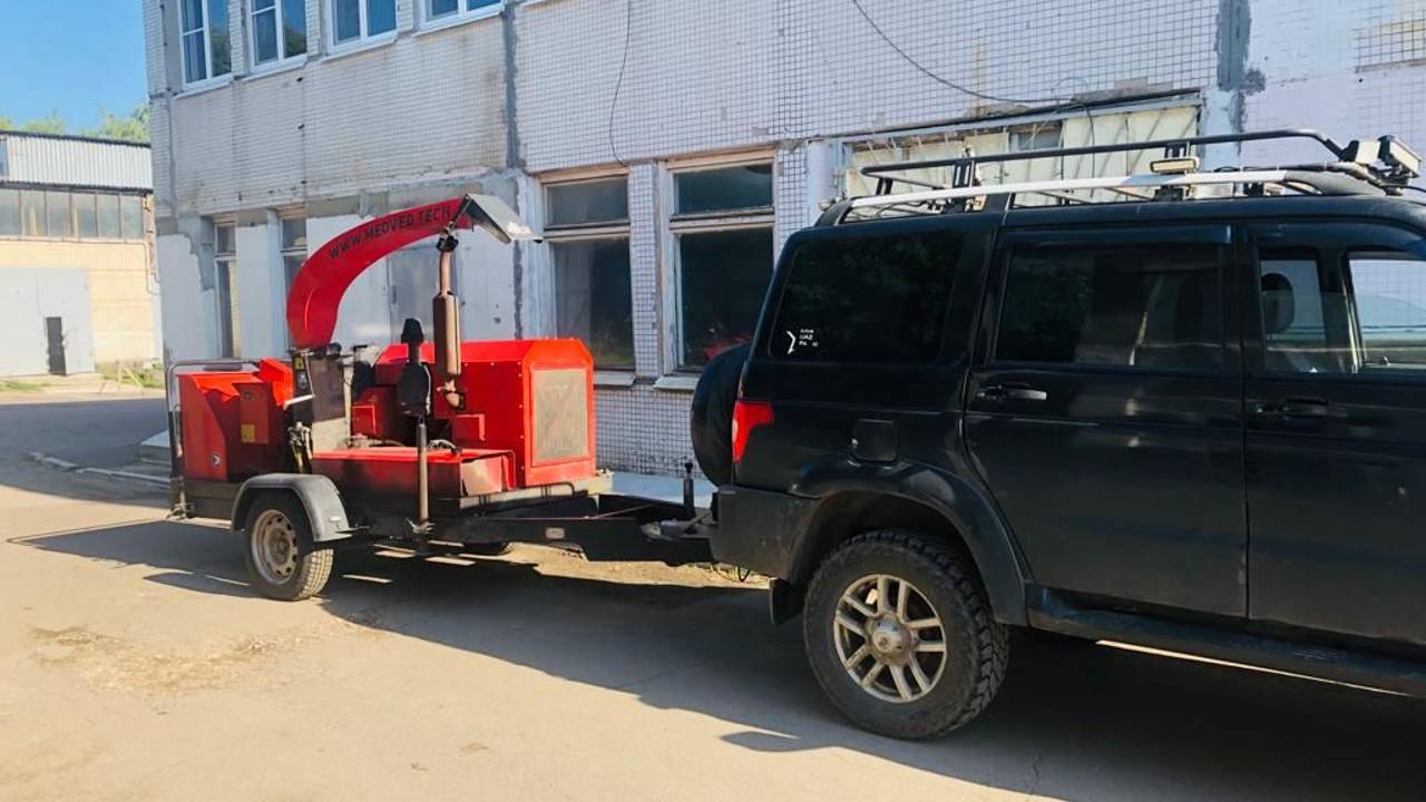 Аренда измельчителя веток Медведь 250 | Аренда Станков