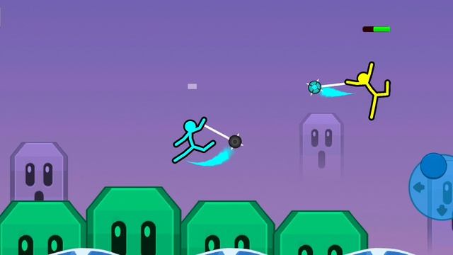 Играем в супер битвы стикменов 2д