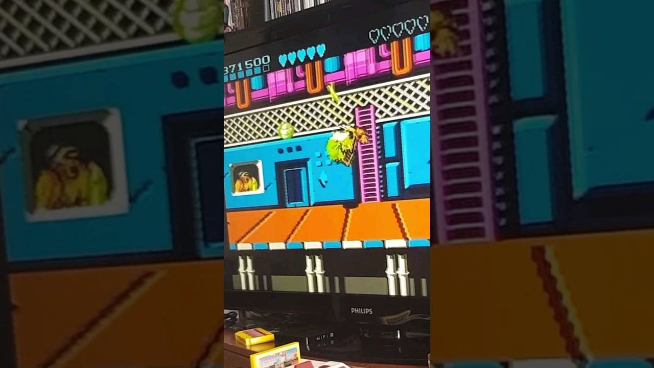 Баг с верёвкой Battletoads #dendy #денди #shorts  #sega #nes #8bit #glitch #retrogaming #bug