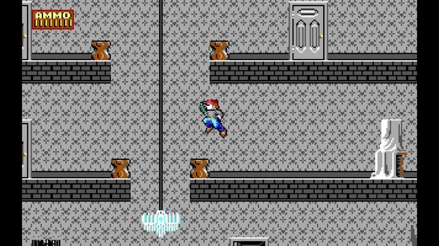 Прохождение Dangerous Dave in the Haunted Mansion (1991) Level 1
