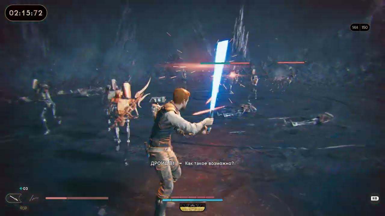 Star Wars Jedi: Survivor [RUS, без комментариев]. Часть 11: Расколотая Луна.