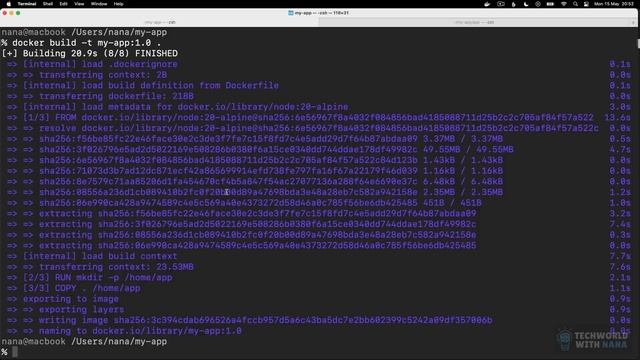 7.10 Dockerfile Build your own Docker Image