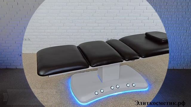 Массажный стол Oliver Black, 3 мотора, с подогревом, ножной пульт