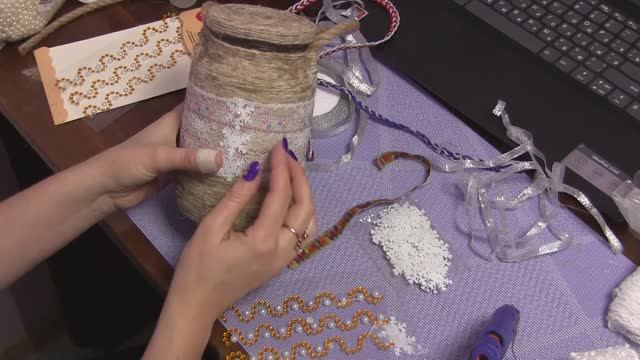 Мастер класс - Баночка для крещенской воды