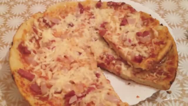 Пицца за 5 минут без выпечки! Пицца на сковороде!