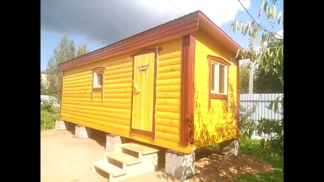 Перевозная баня 6х2,3 м. Вот что стало с баней после интенсивной эксплуатации...