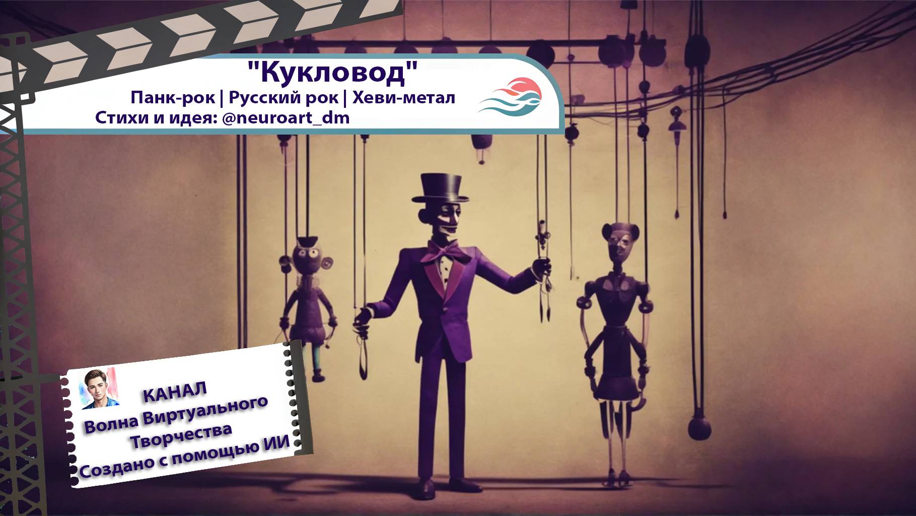 Кукловод - Панк рок, Русский рок, хеви-метал | SUNO AI by @neuroart_dm