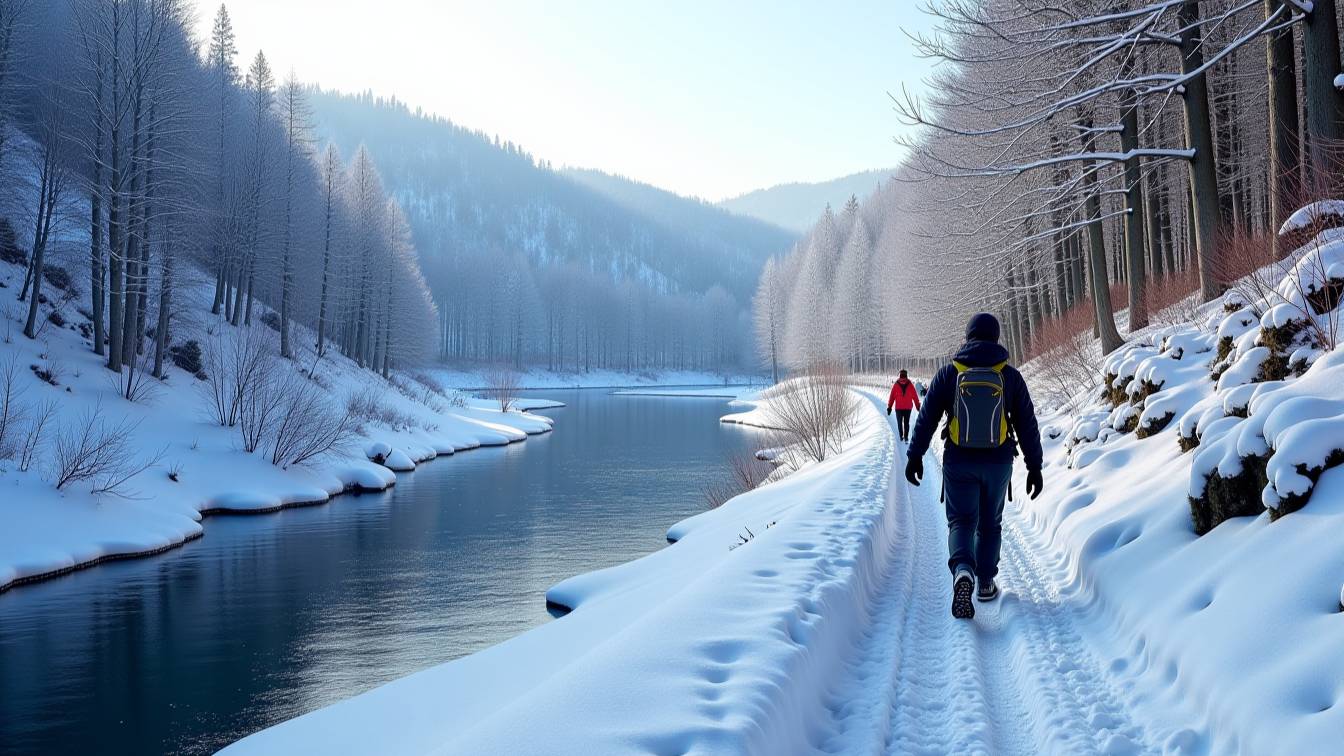 Зимний поход на заброшенный карьер