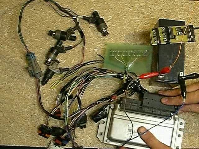 Проверка работы каналов управления форсунками (ЭБУ) Bosch 797+