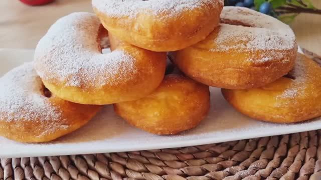 Пышные вергуни за 20 минут на кефире! Бюджетная вкусная выпечка на сковороде