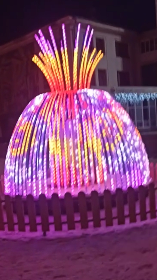 Светящийся фонтан