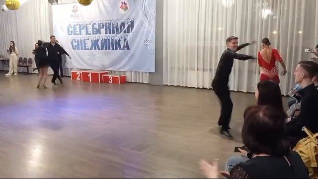 Спортивные бальные танцы. Серебряная снежинка 2025. Г. Краснодар. Самба