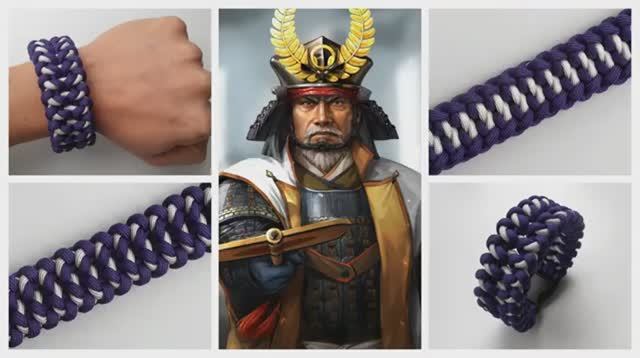 Браслет из паракорда Tokugawa Ieyasu Серия ВЕЛИКИЕ САМУРАИ ЯПОНИИ_270p_360p