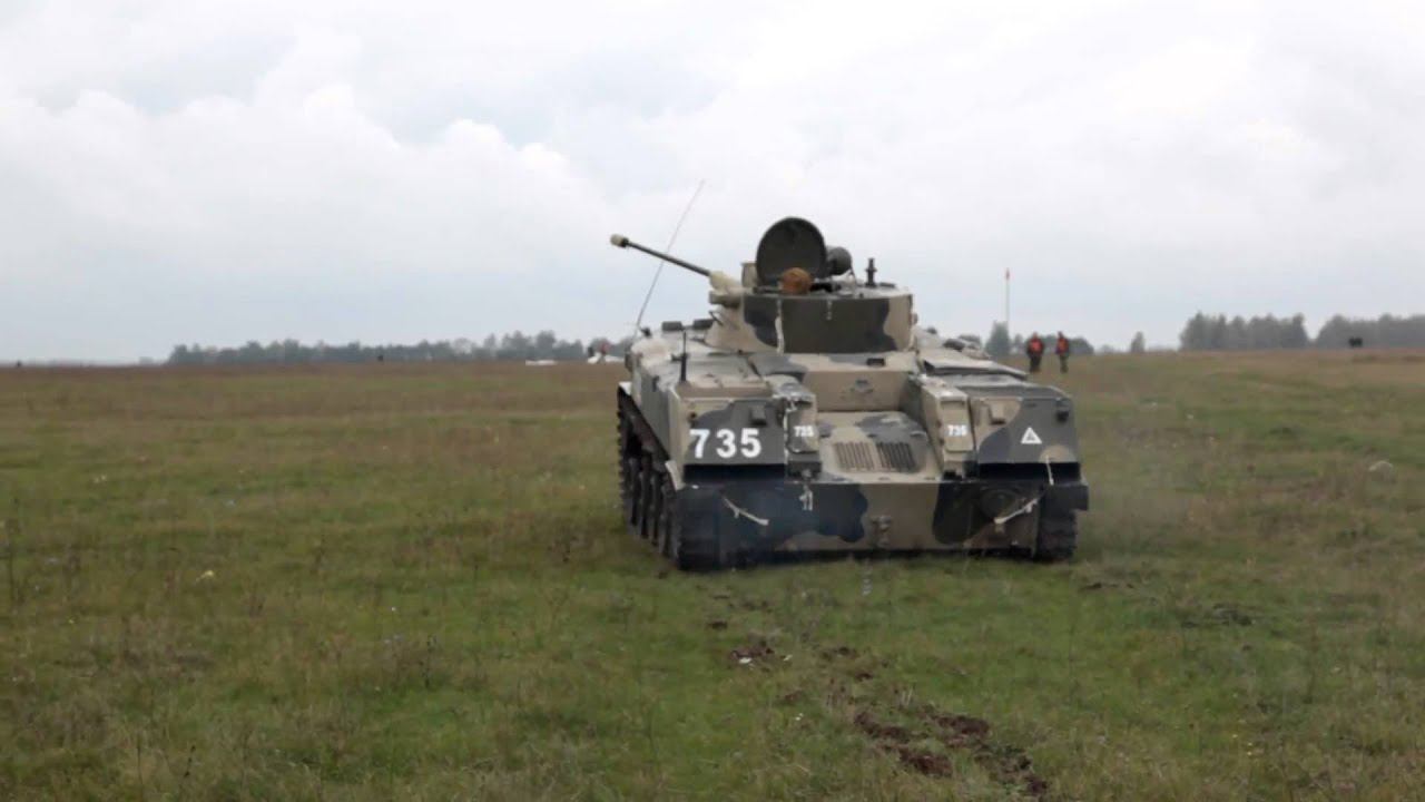 Тактические учения десантников под Рязанью.