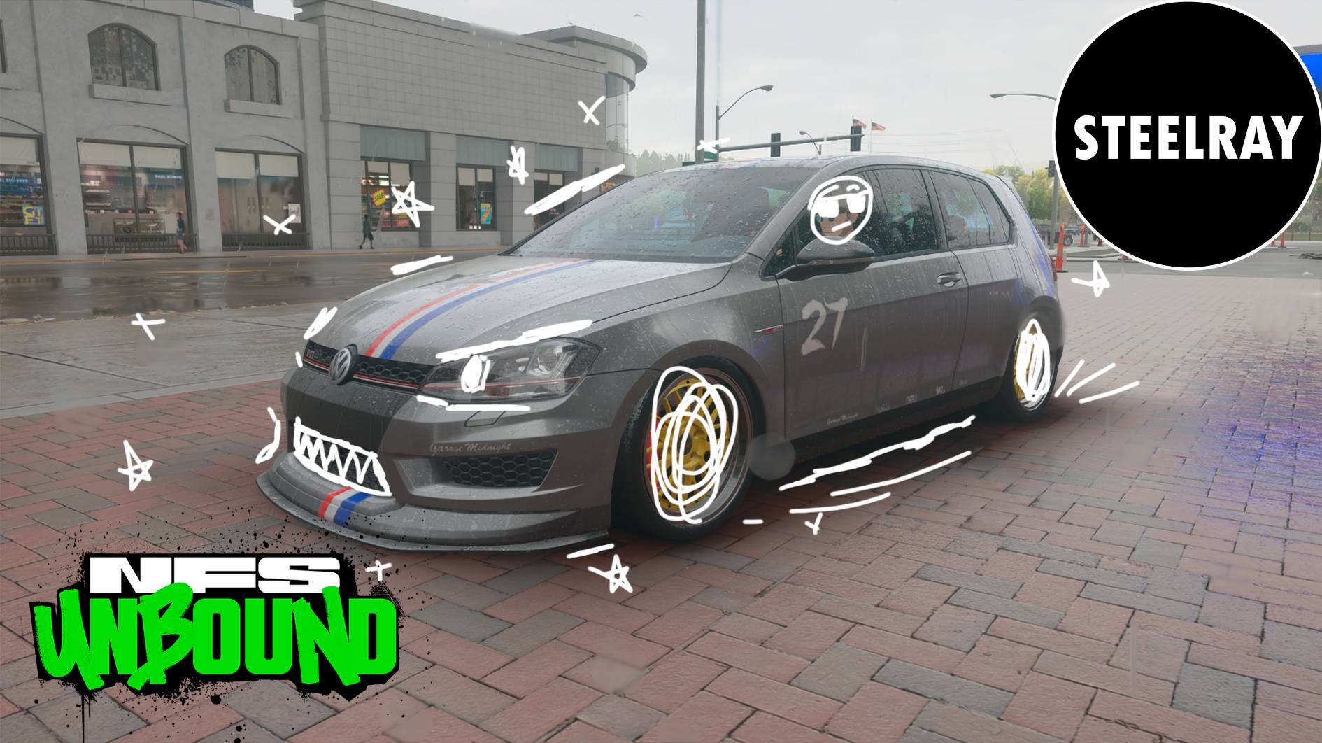 NFS Unbound VolksWagen Golf GTI Clubsport "The French Strip"