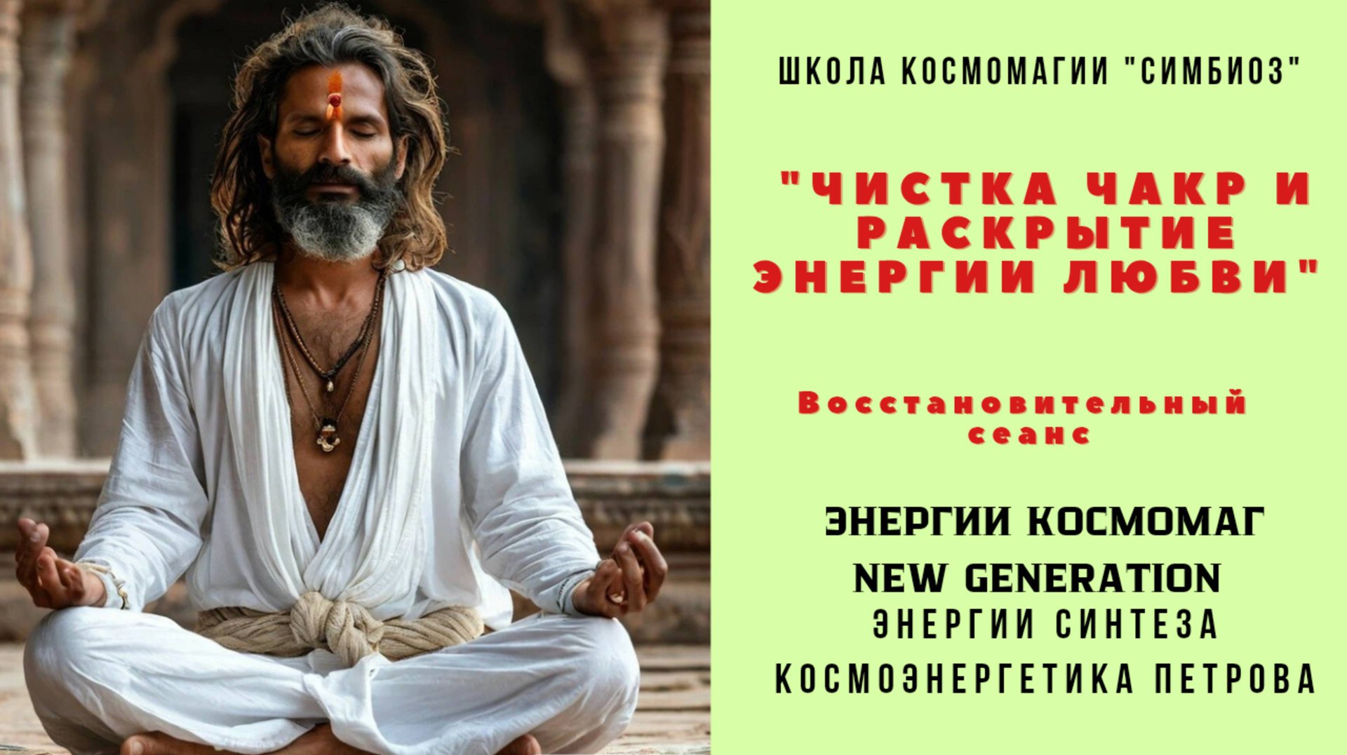 КОСМОМАГ. ЧИСТКА ЭНЕРГЕТИКИ, ЧАКР, МЕРЕДИАНОВ.