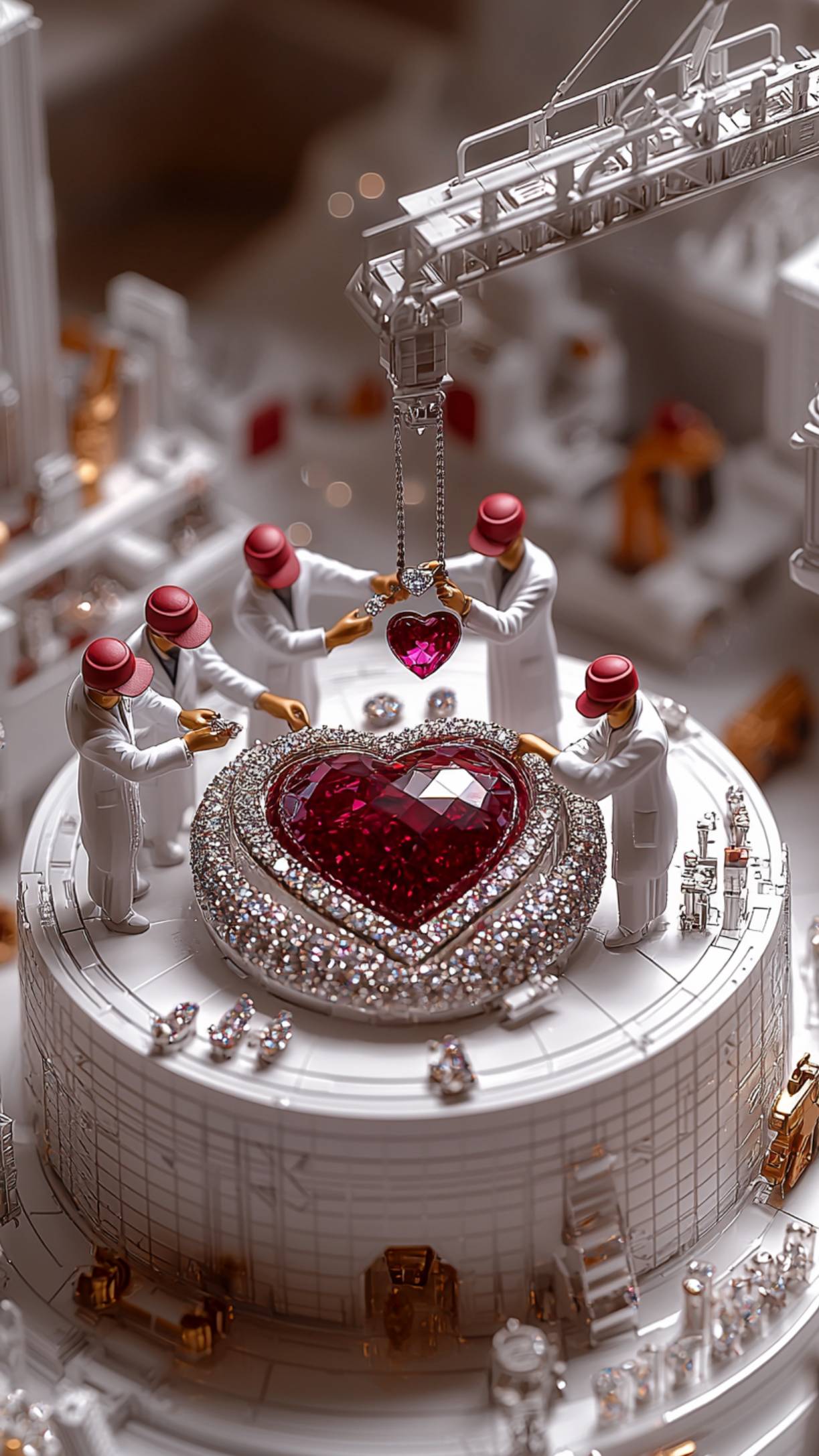 Мои крошечные рабочие готовятся ко Дню всех влюбленных