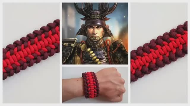 Браслет из паракорда Honda Tadakatsu Серия ВЕЛИКИЕ САМУРАИ ЯПОНИИ_270p_360p