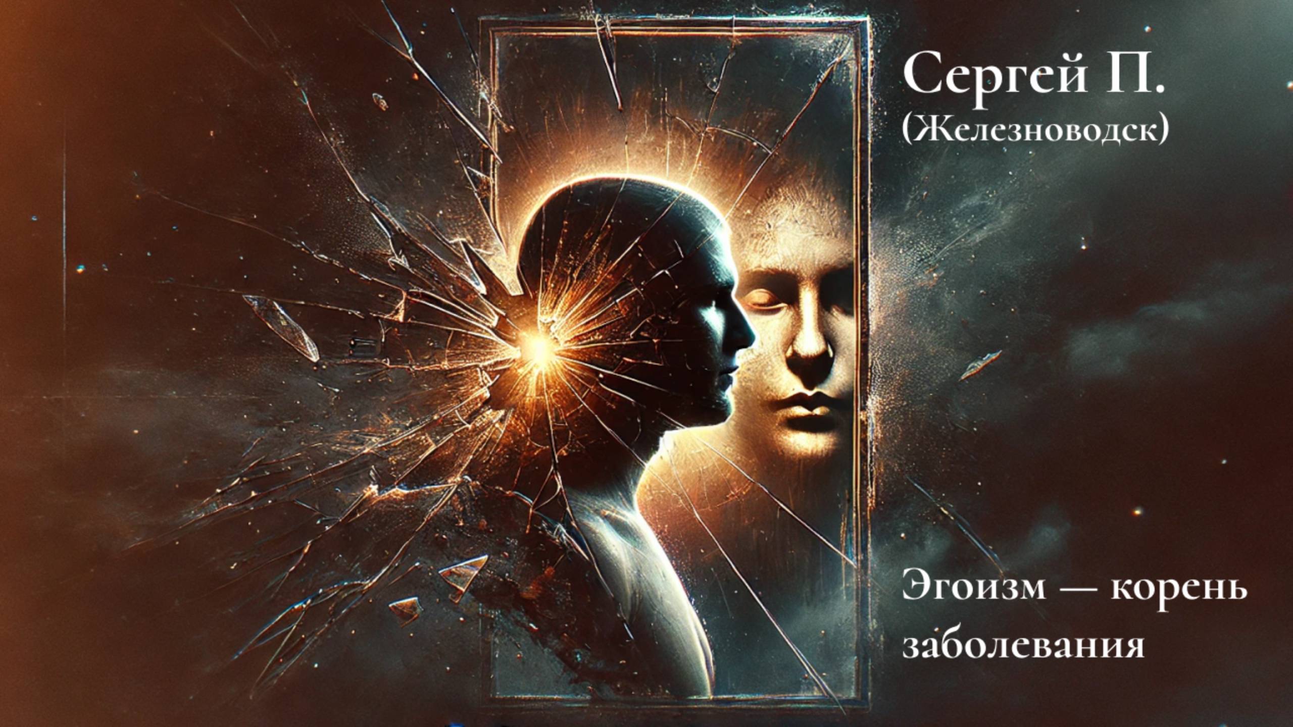 «Эгоизм — корень заболевания» Сергей П. Железноводск
