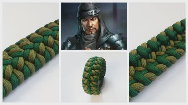 Браслет из паракорда Hattori Hanzo Серия ВЕЛИКИЕ САМУРАИ ЯПОНИИ_270p_360p