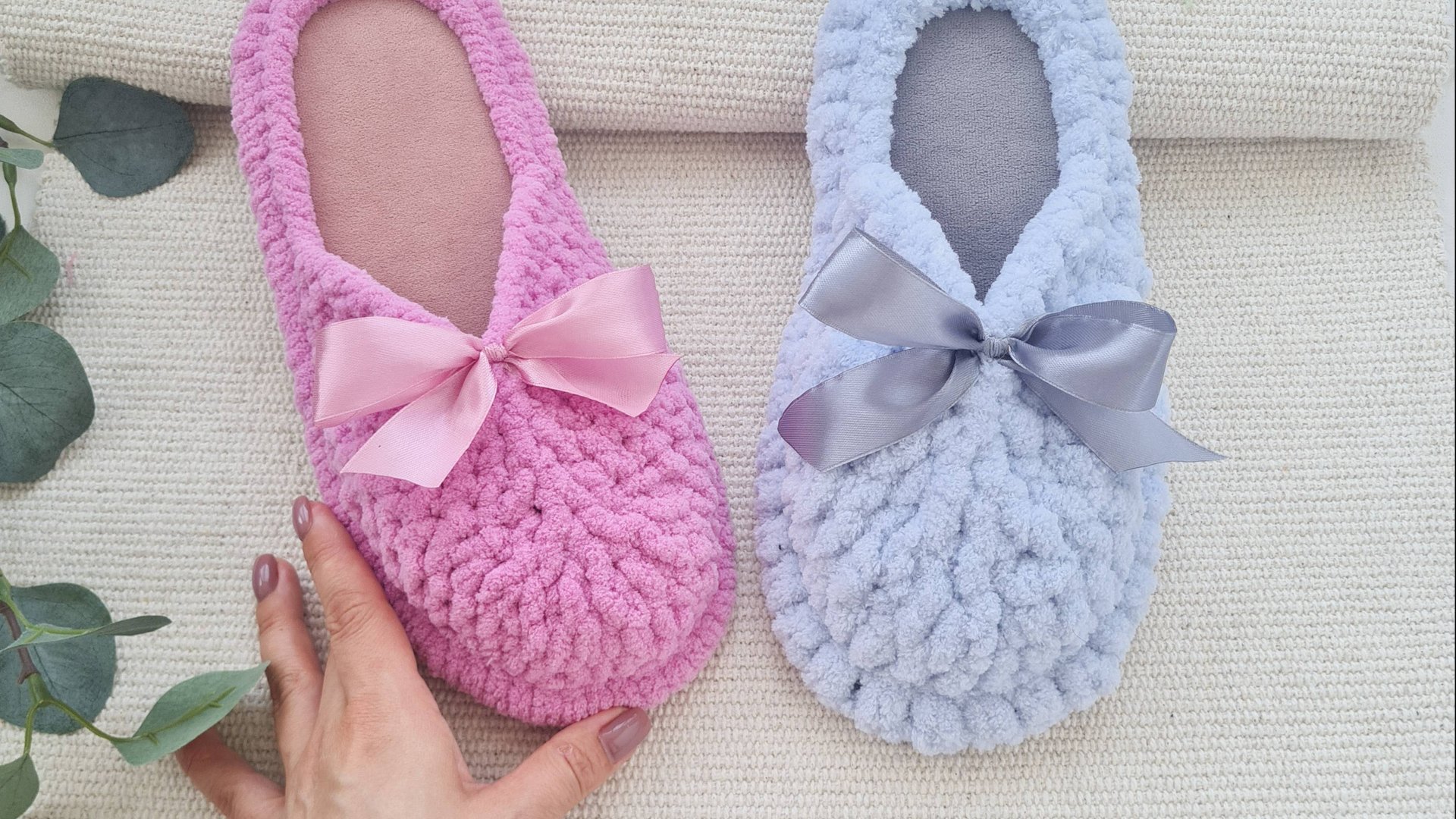 Модель Lite: плюшевые тапочки. Часть 1