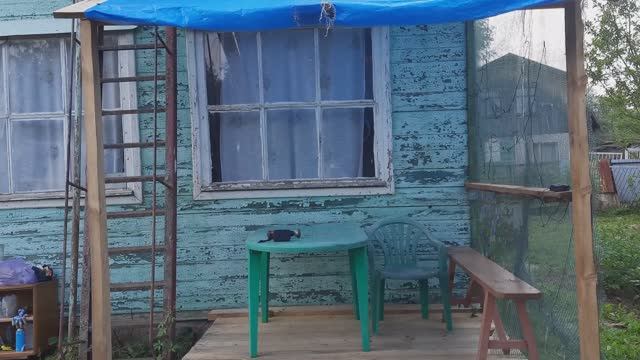 Было - стало.. Старая Дача - декорируем навес.