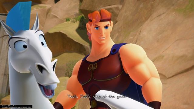 kingdom hearts III катсцены, сын Зевса