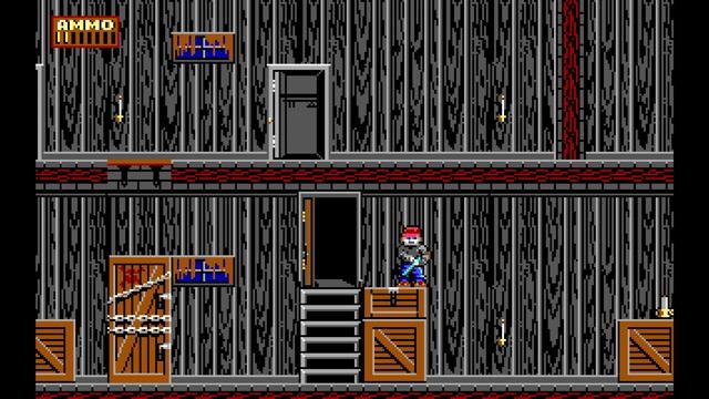 Прохождение Dangerous Dave in the Haunted Mansion (1991) Level 2