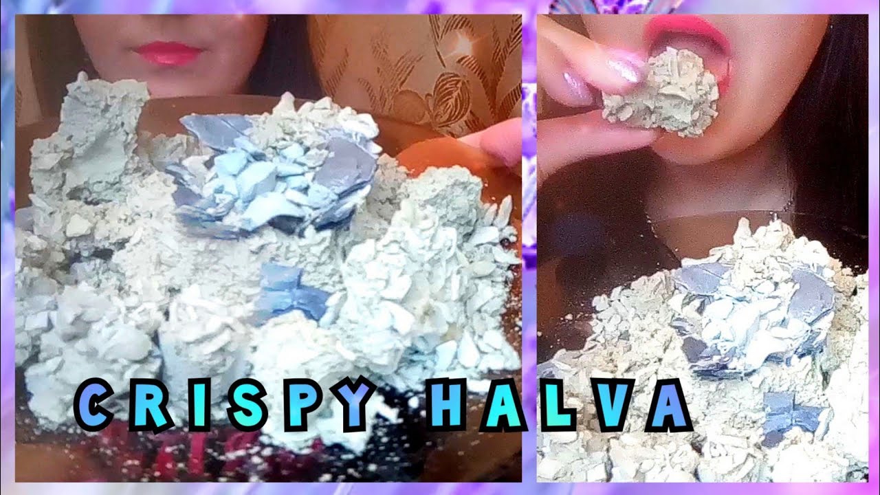 Асмр/Мукбанг/Хруст/Хрустящая халва/Asmr/mukbang/crunch/Crispy halva