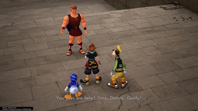 Kingdom hearts III катсцены, Геркулес