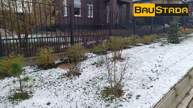 Озеленение и благоустройство участка от компании БауШтада.