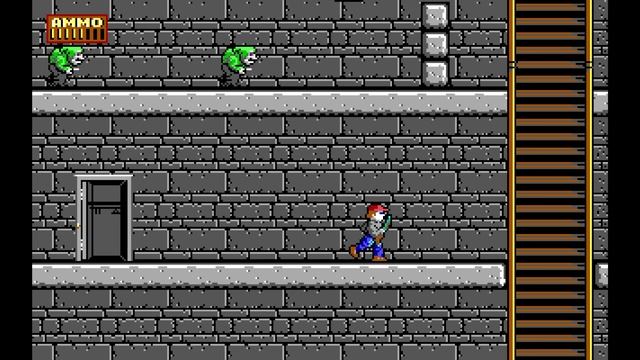 Прохождение Dangerous Dave in the Haunted Mansion (1991) Level 5