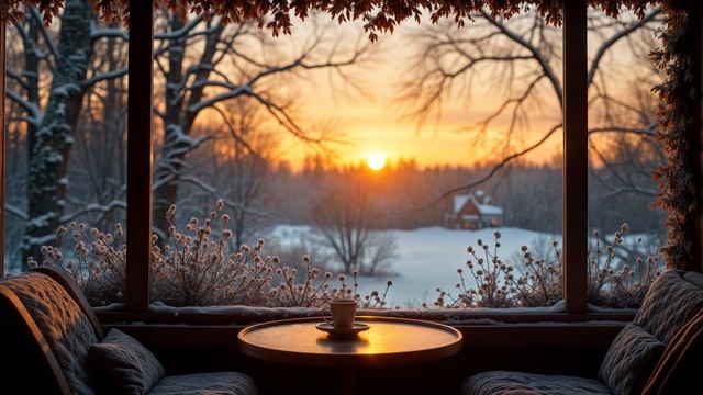 Утренний джаз, фоновая музыка для работы, учебы, саксофон 4К / Morning Smooth Jazz Saxophone 4К