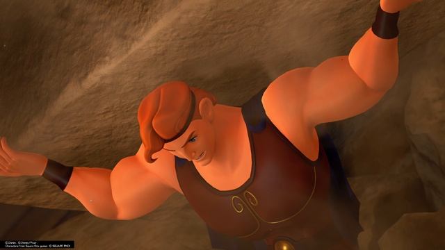 kingdom hearts III катсцены, бессердечные в разрушающемся здании