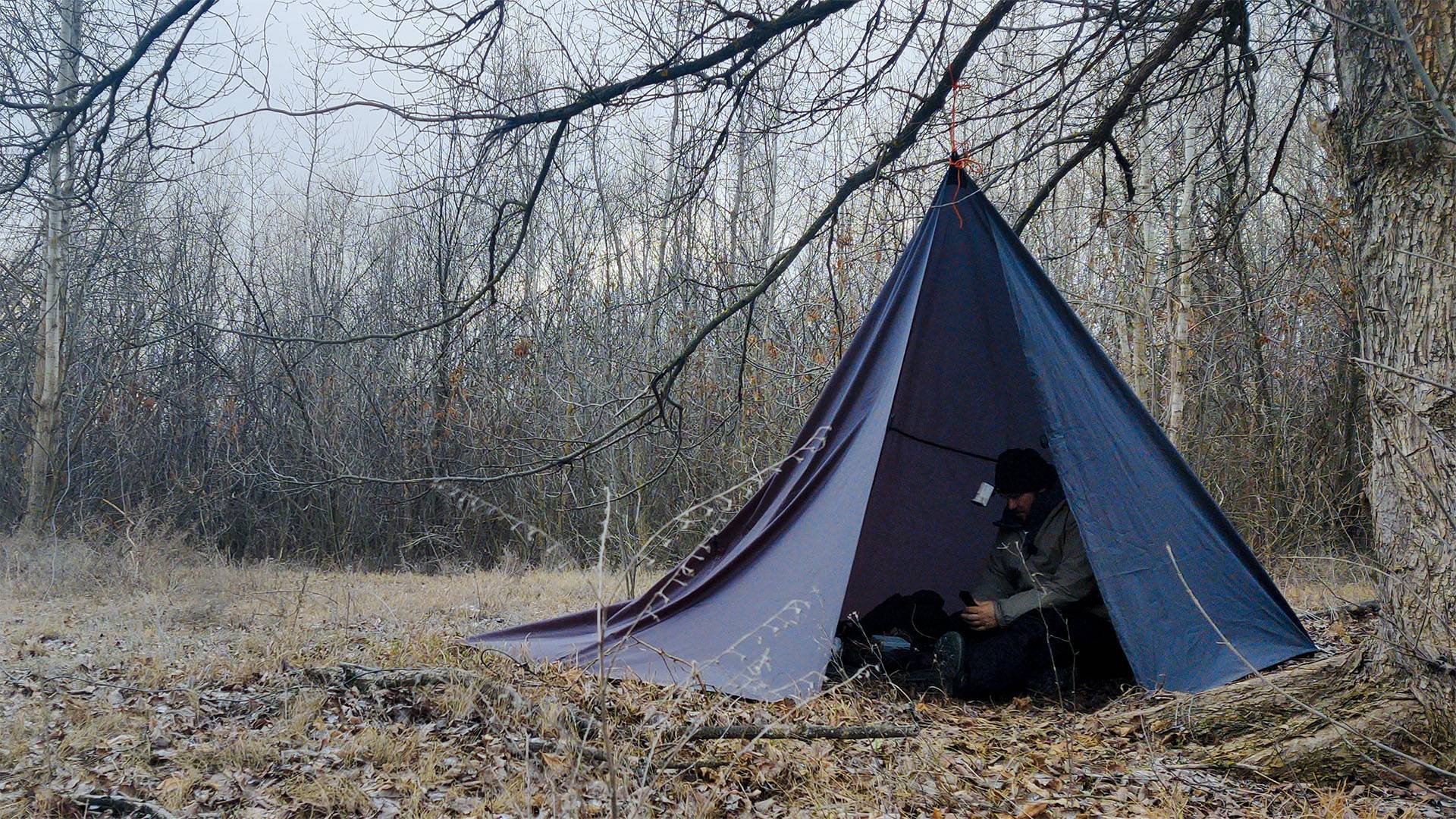 Озеро Денежное, вылазка с тентом и трансивером. Пробую еду из МАГНИТа.