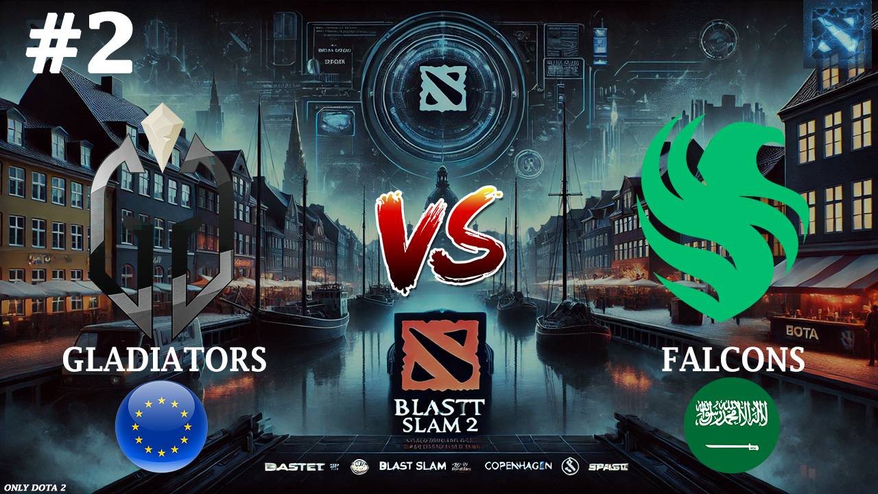 ГЛАДЫ В ШАГЕ ОТ РЕВАНША С ТУНДРОЙ! | Gladiators vs Falcons #2 (BO3) BLAST Slam #2