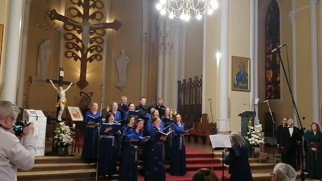 На небе звездочки горят. Рождественская колядка. В.Мартынов.  Хоры Родник и Талава