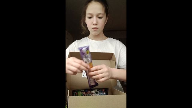 обзор на посылку  с вкусняшками