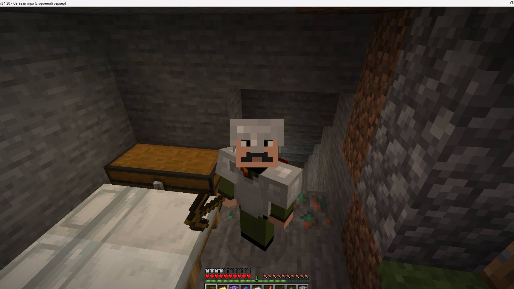 проходим Minecraft с Максимом