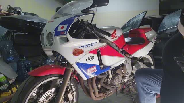 Мотодневник Honda CBR400RR NC23 вилка передняя снятие переборка