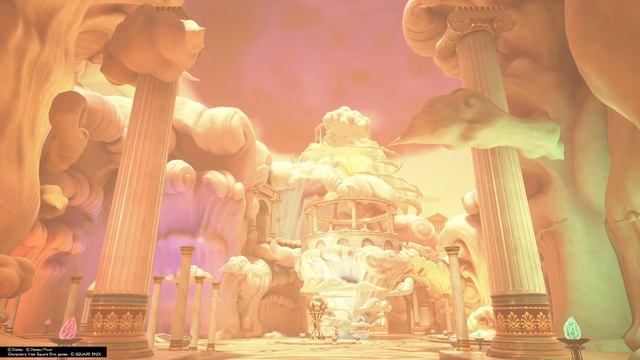 kingdom hearts III катсцены, дом богов