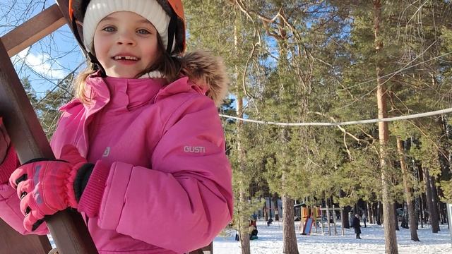 Катаемся на тарзанке зимой!