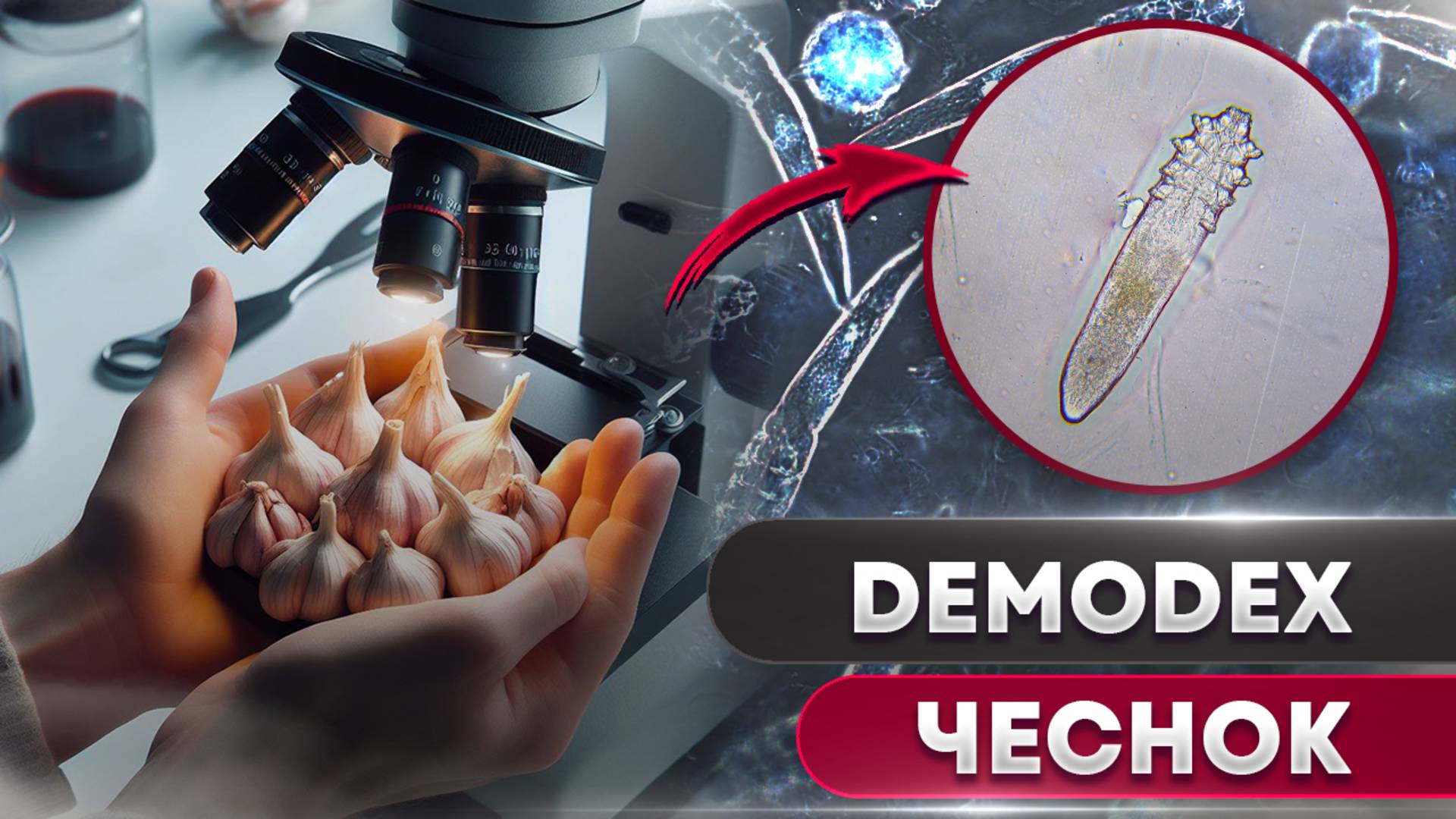 Чеснок против клеща | Угревая Железница Demodex
