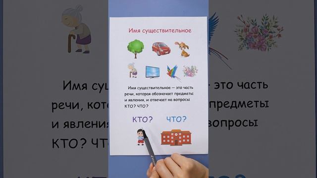 Что такое имя существительное?