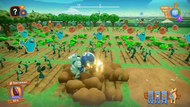 Farm Together #4, "Как посадить футбольный мяч?" | Космонавт Play