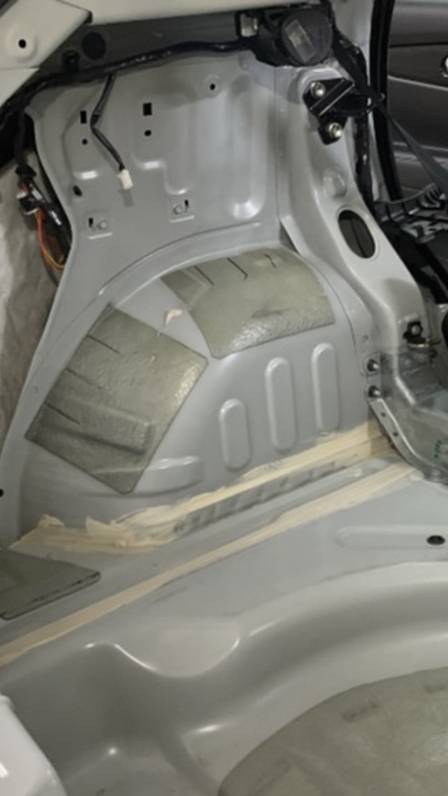 Шумоизоляция и антикор багажника Mitsubishi Eclipse Cross 1.5 CVT, 2022 г.в.