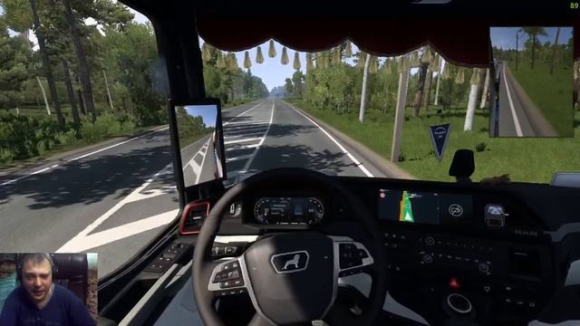 Euro Truck Simulator 2 сезон 3 серия 12 Латвия на MANе